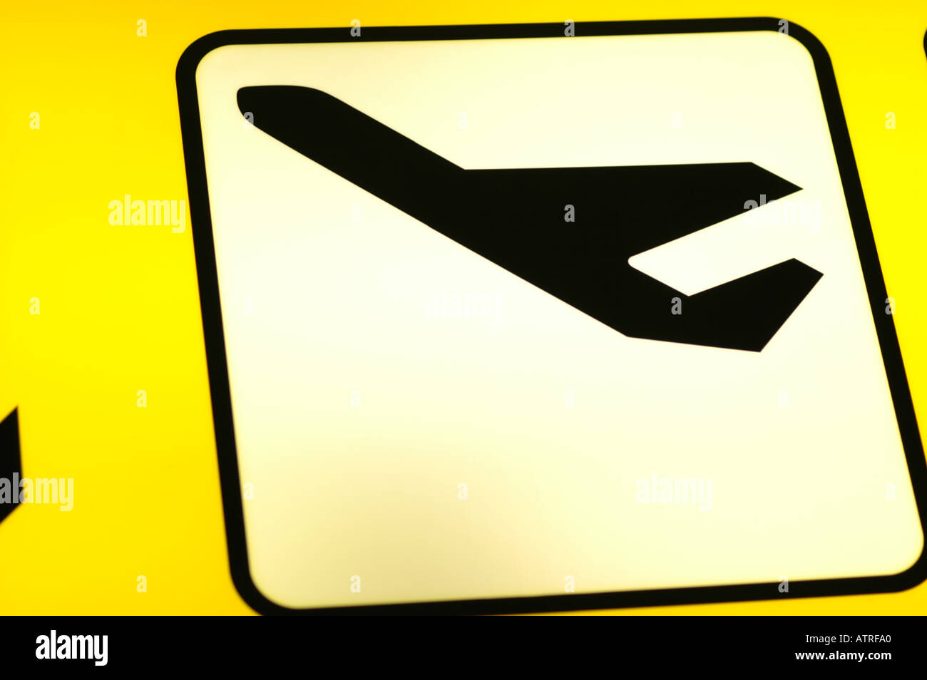 International Airport Vienna at Wien Schwechat, sign, departure Stock ...