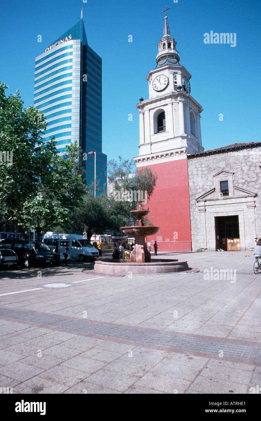 Church / Santiago de Chile Stock Photo - Alamy