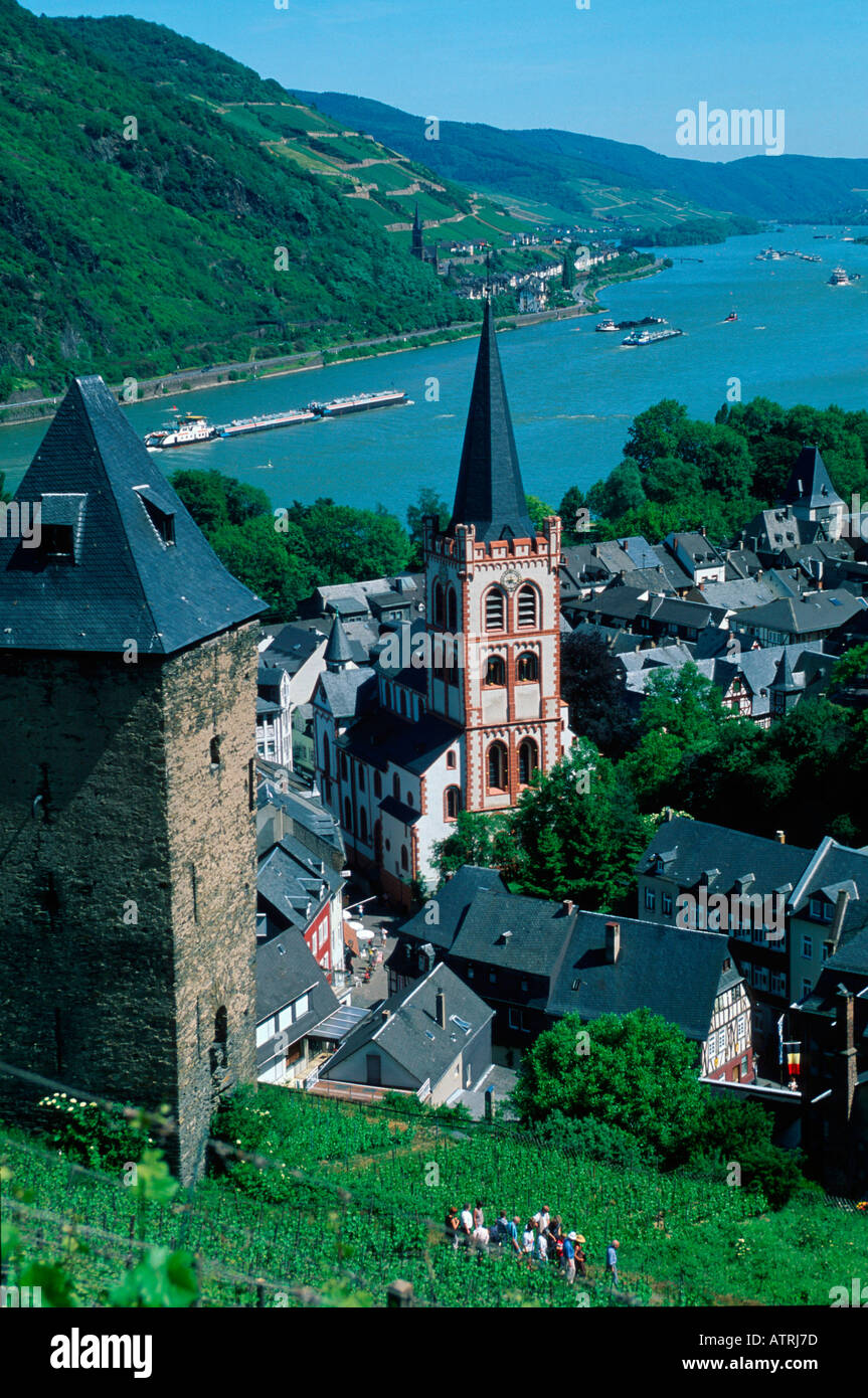View on Bacharach Stock Photo - Alamy