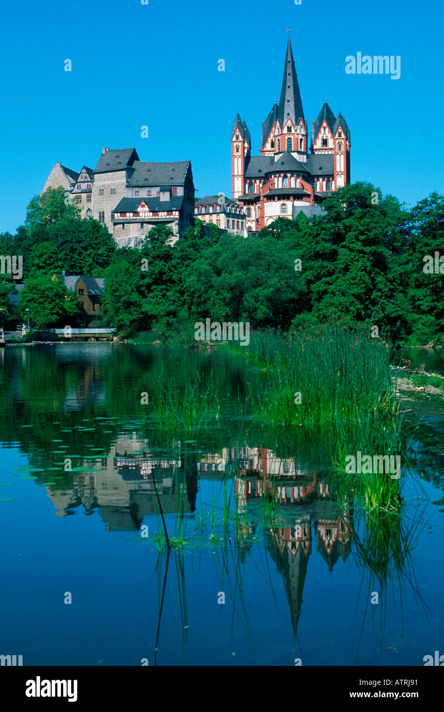 Cathedral and castle / Limburg Stock Photo - Alamy
