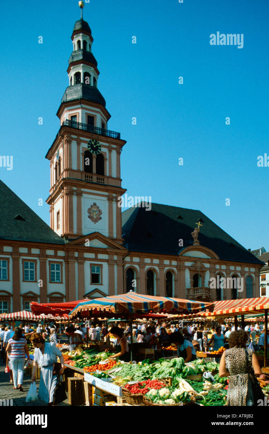 Mannheim germany church hi-res stock photography and images - Alamy