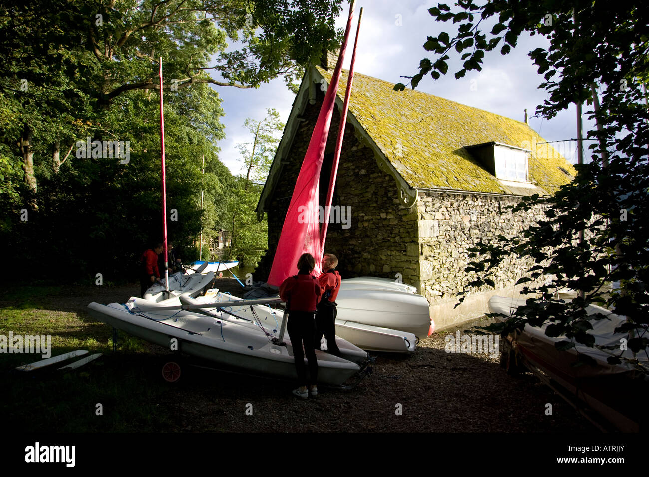 Adult Sail Training lesson on Lake Windermere - Miller Ground England ...