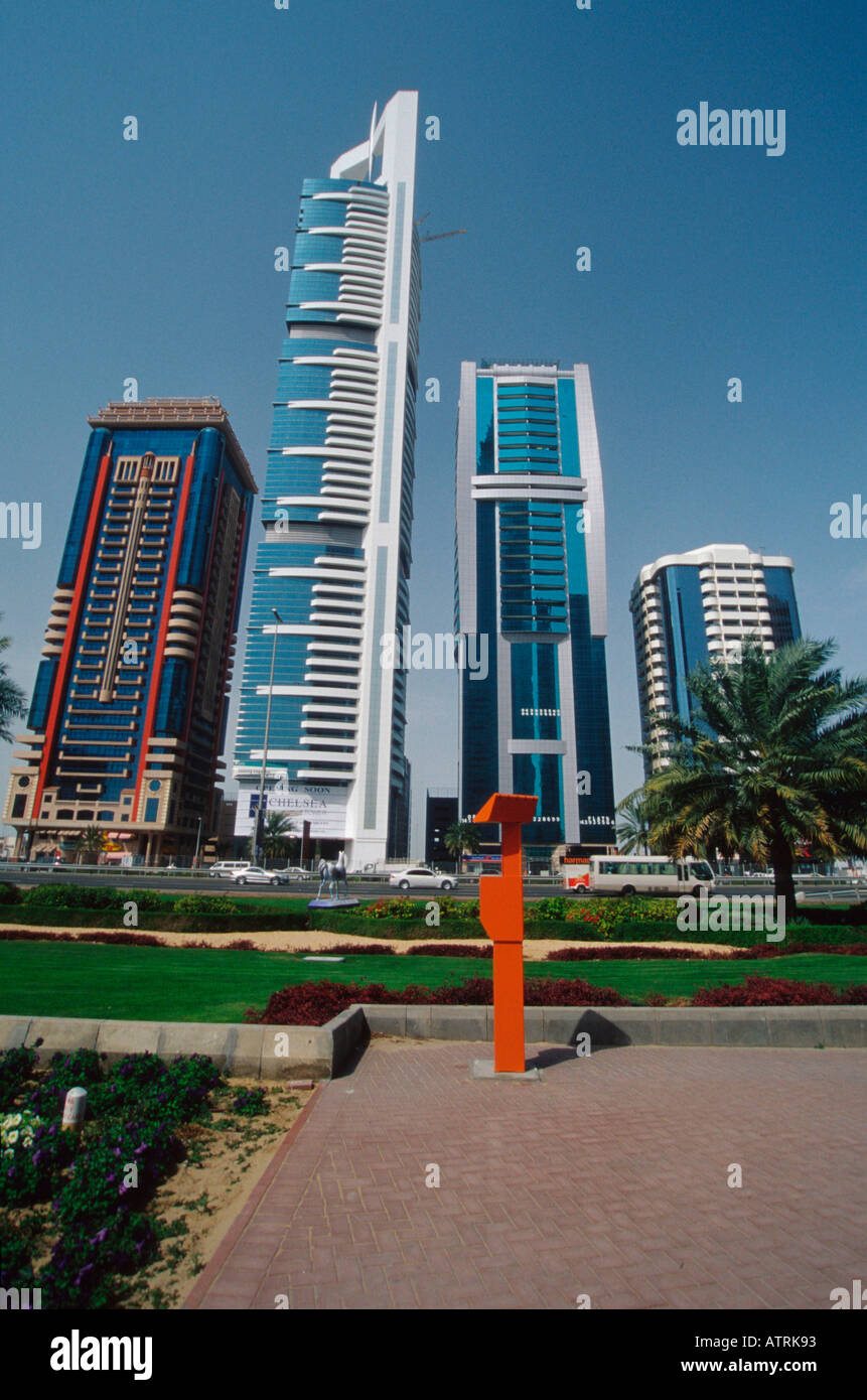 Tower Block / Dubai Stock Photo - Alamy