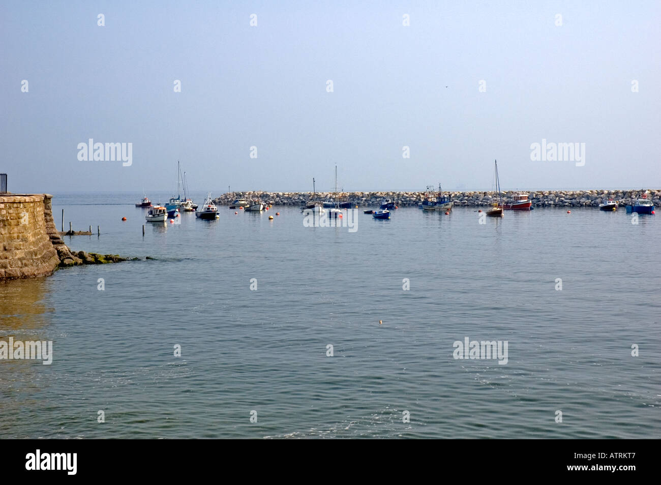 Rhos on Sea harbour Stock Photo - Alamy