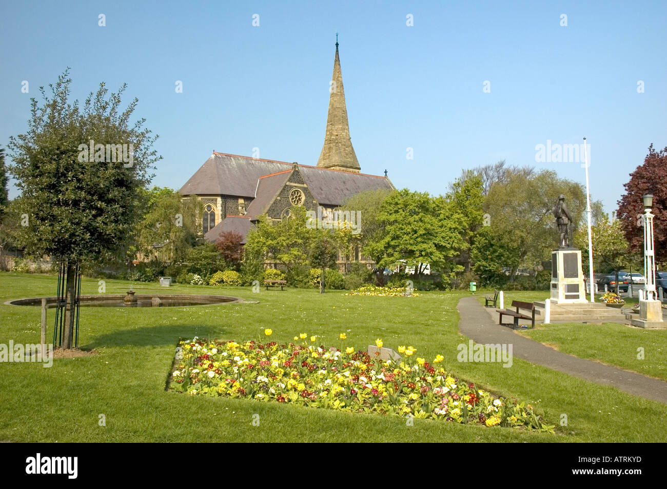 St John's Church Colwyn Bay Stock Photo - Alamy