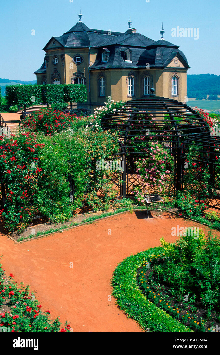 Rococo castle / Dornburg Stock Photo - Alamy