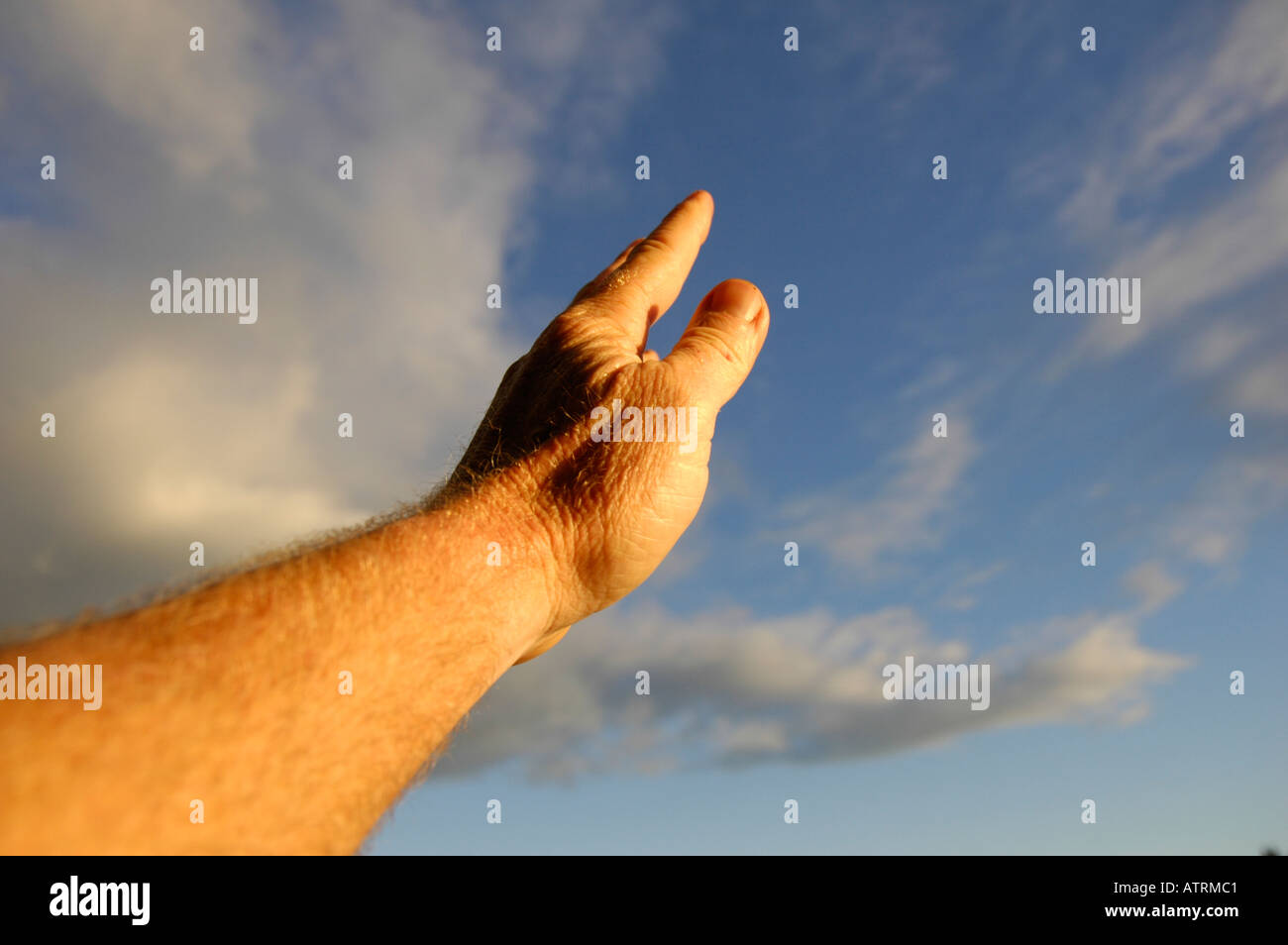 Open gesture hand line hi-res stock photography and images - Alamy
