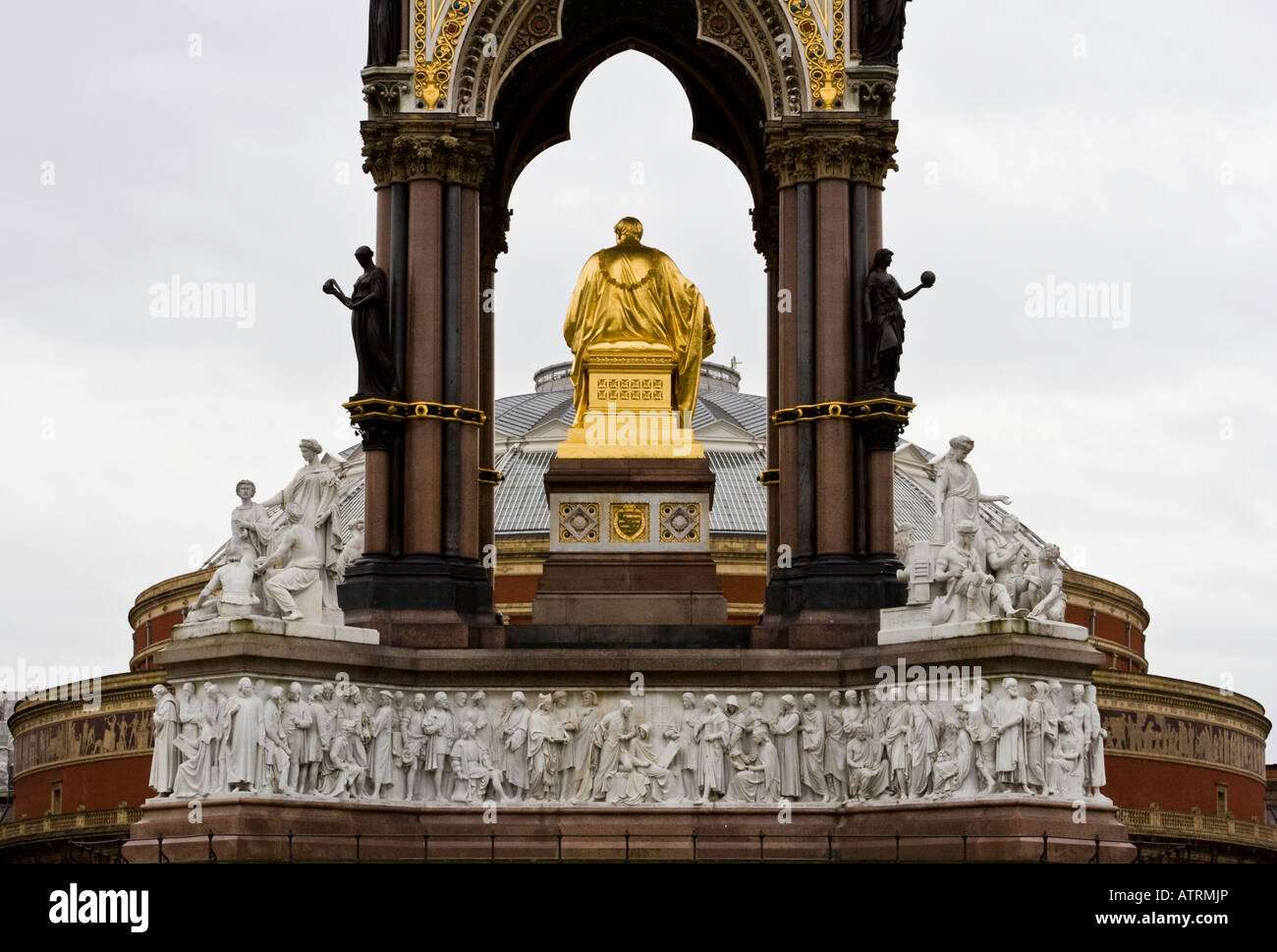 Royal albert hall from the albert memorial hi-res stock photography and ...
