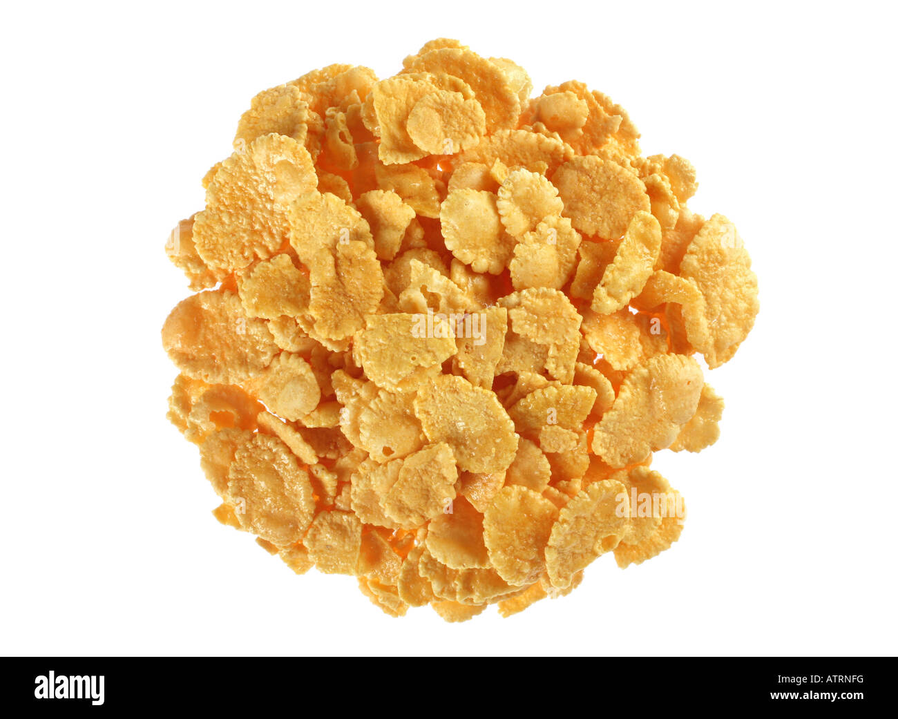 flake corn group isolated on white background Stock Photo - Alamy
