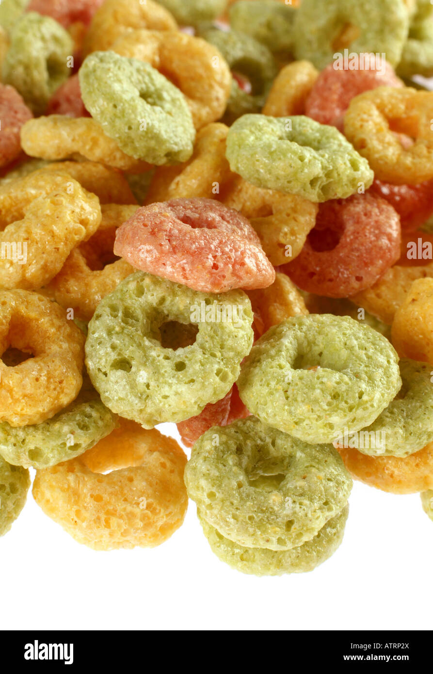 Round flake group isolated on white background Stock Photo - Alamy