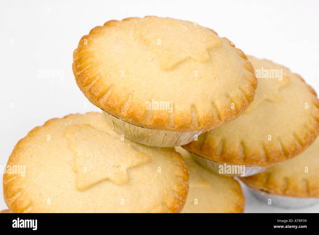 Stack of mince pies Stock Photo - Alamy