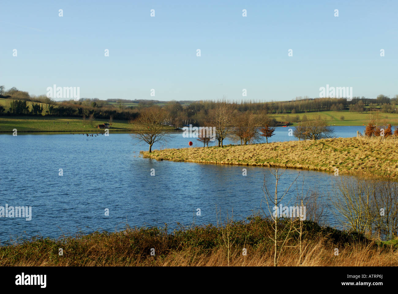 View of Wimbleball reservoir on Exmoor Stock Photo - Alamy