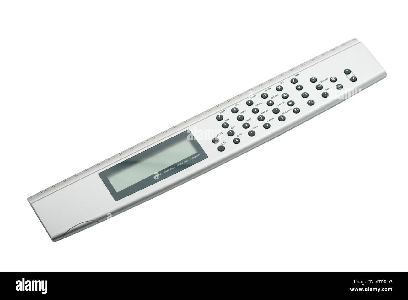 metal ruler calculator math mathematics compute computer button input ...