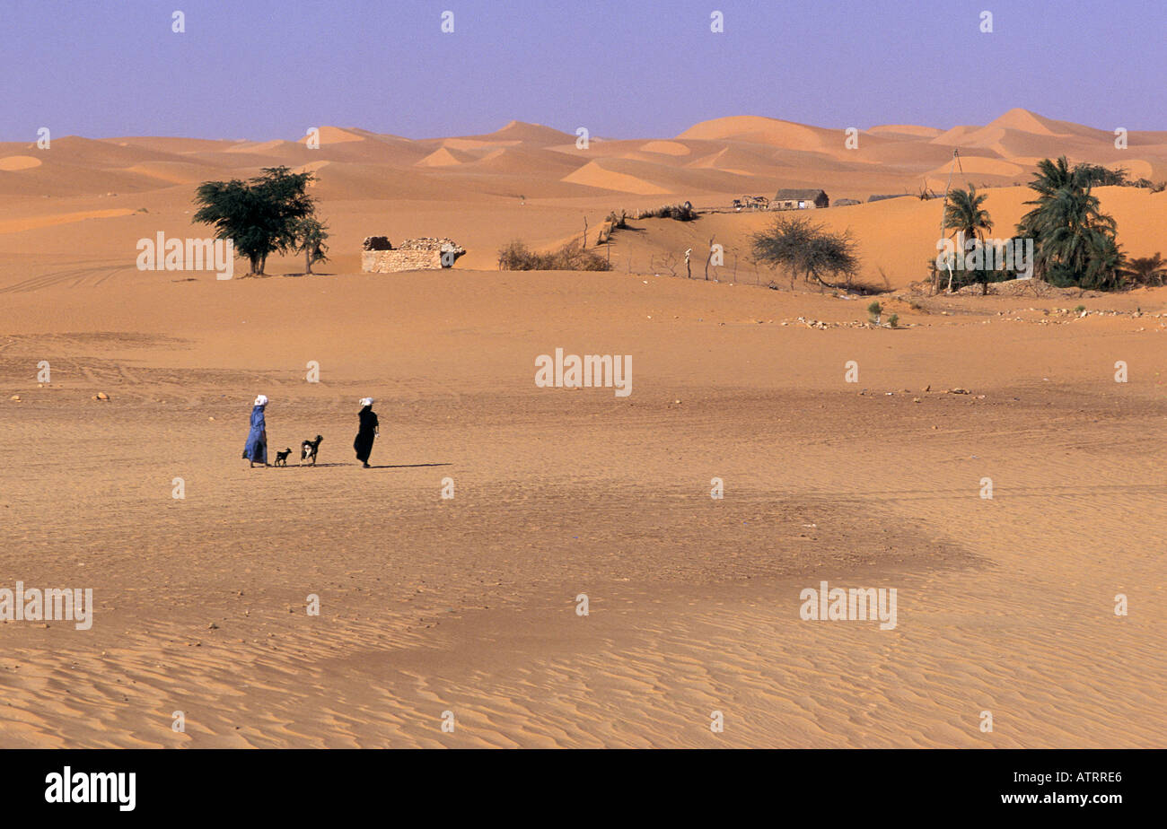 Chinguetti Great Sahara, Mauritania Stock Photo - Alamy