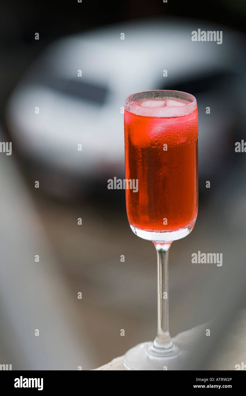 Close-up of a glass of cocktail Stock Photo - Alamy