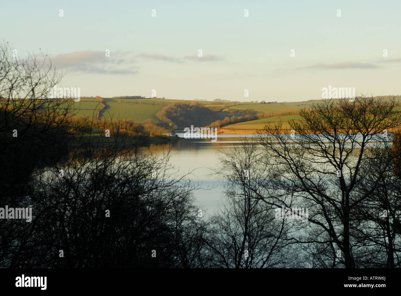 Wimbleball Reservoir on Exmoor Stock Photo - Alamy