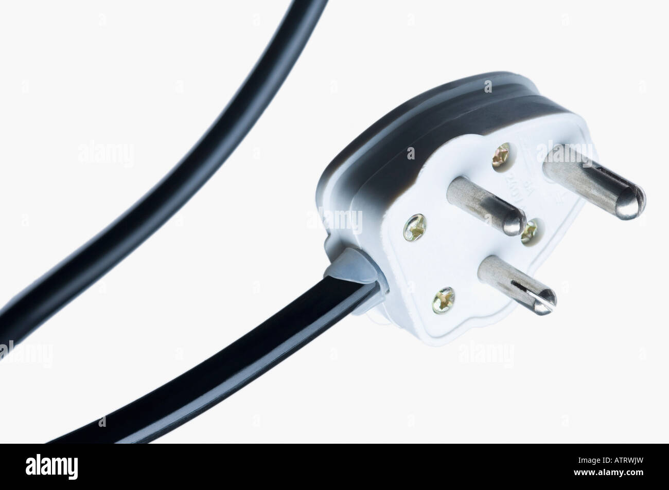 Close-up of an electric plug Stock Photo - Alamy