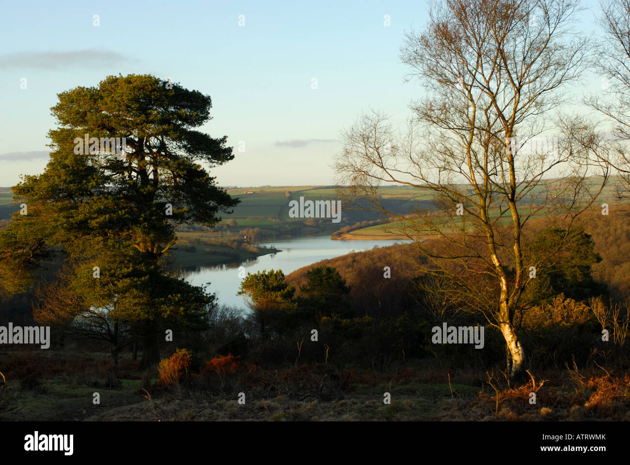 Wimbleball Reservoir on Exmoor Stock Photo - Alamy