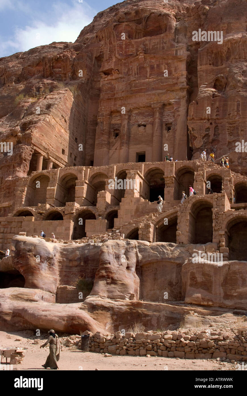 Urn Temple Petra Jordan Stock Photo - Alamy