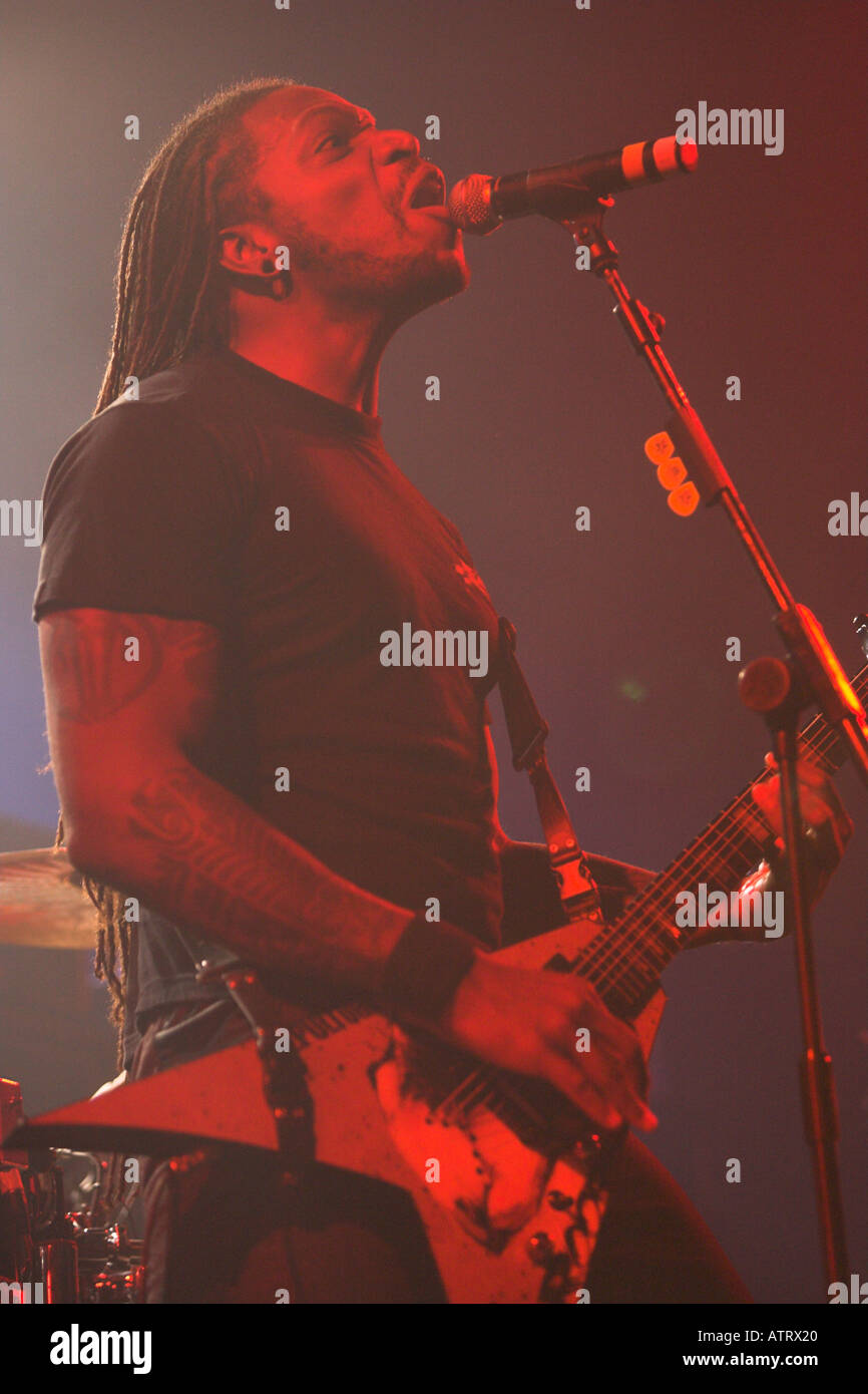 Singer With The Metal Band Sepultura High Resolution Stock Photography ...