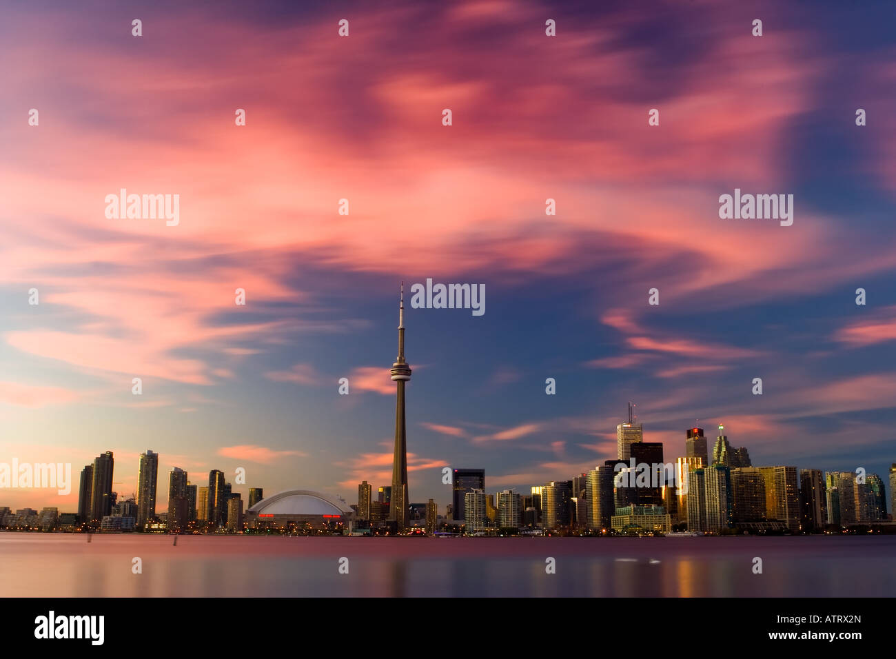 Downtown Toronto panoramic view (2 Stock Photo - Alamy