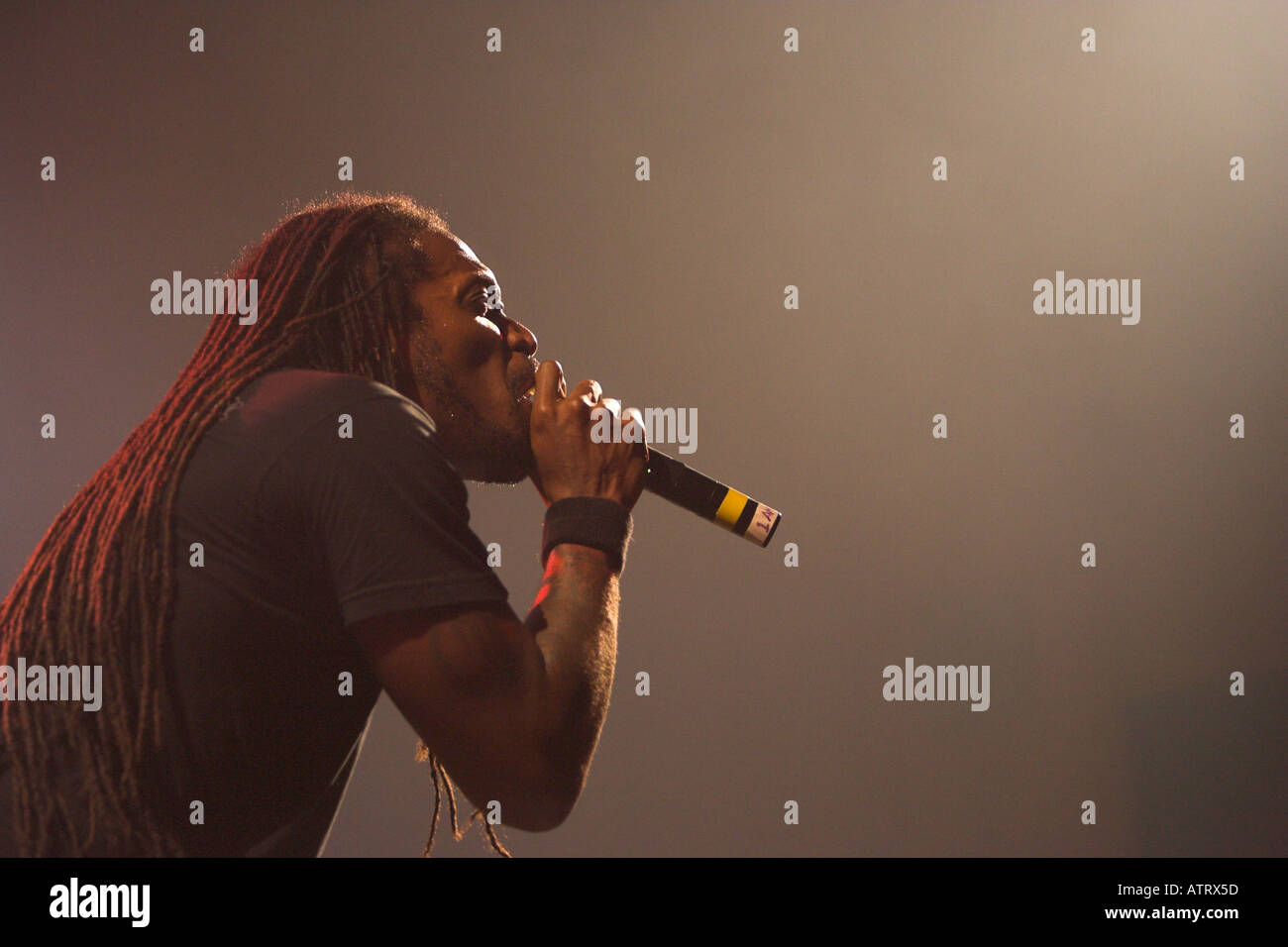 Derrick Green of heavy metal band Sepultura Stock Photo - Alamy