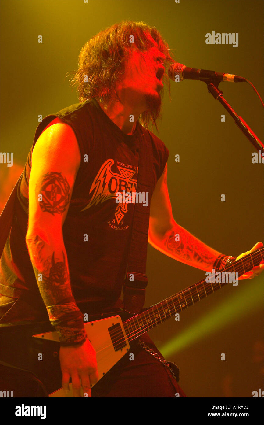 Rob Flynn from heavy metal band Machine Head Stock Photo - Alamy