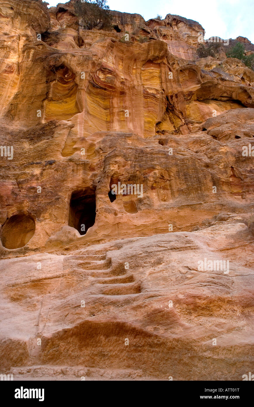 The Siq Petra Jordan Stock Photo - Alamy