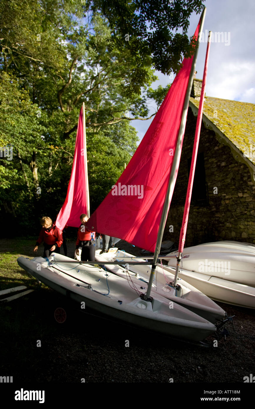 Adult Sail Training lesson on Lake Windermere - Miller Ground England ...