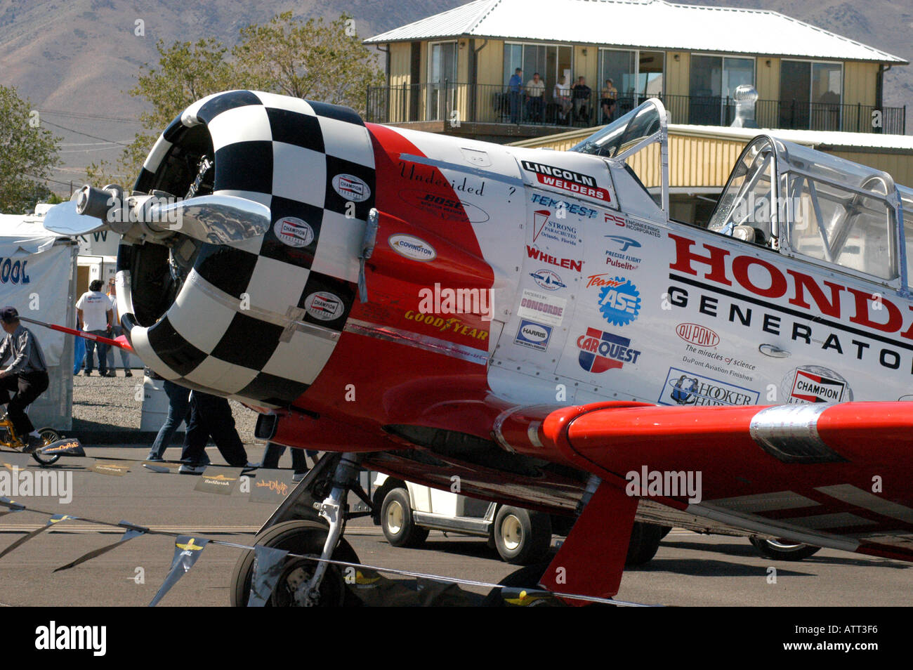 Airplane at Reno Air Races Reno Nevada USA Stock Photo - Alamy