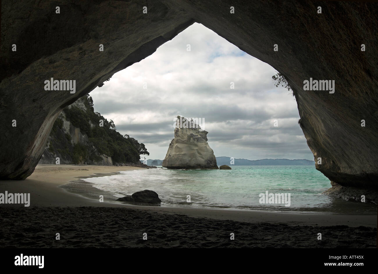 Cathedral Cove, Coromandel Coast, New Zealand Stock Photo - Alamy