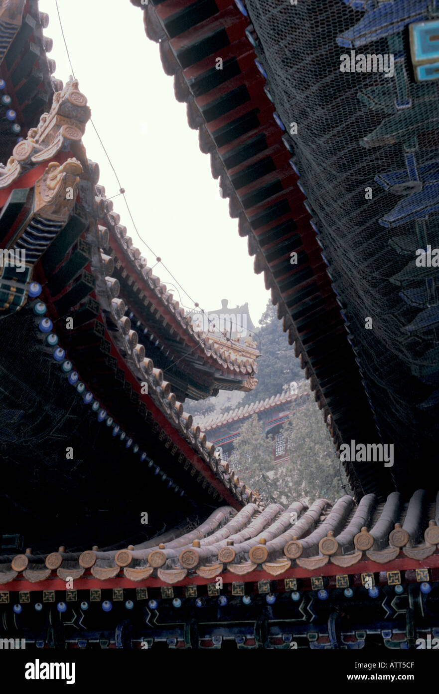 Roof composition Summer Palace Beijing Stock Photo - Alamy