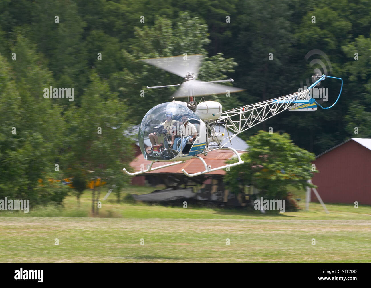 Vintage bell helicopter hi-res stock photography and images - Alamy