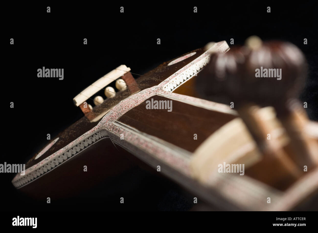 Close-up of a sitar Stock Photo - Alamy