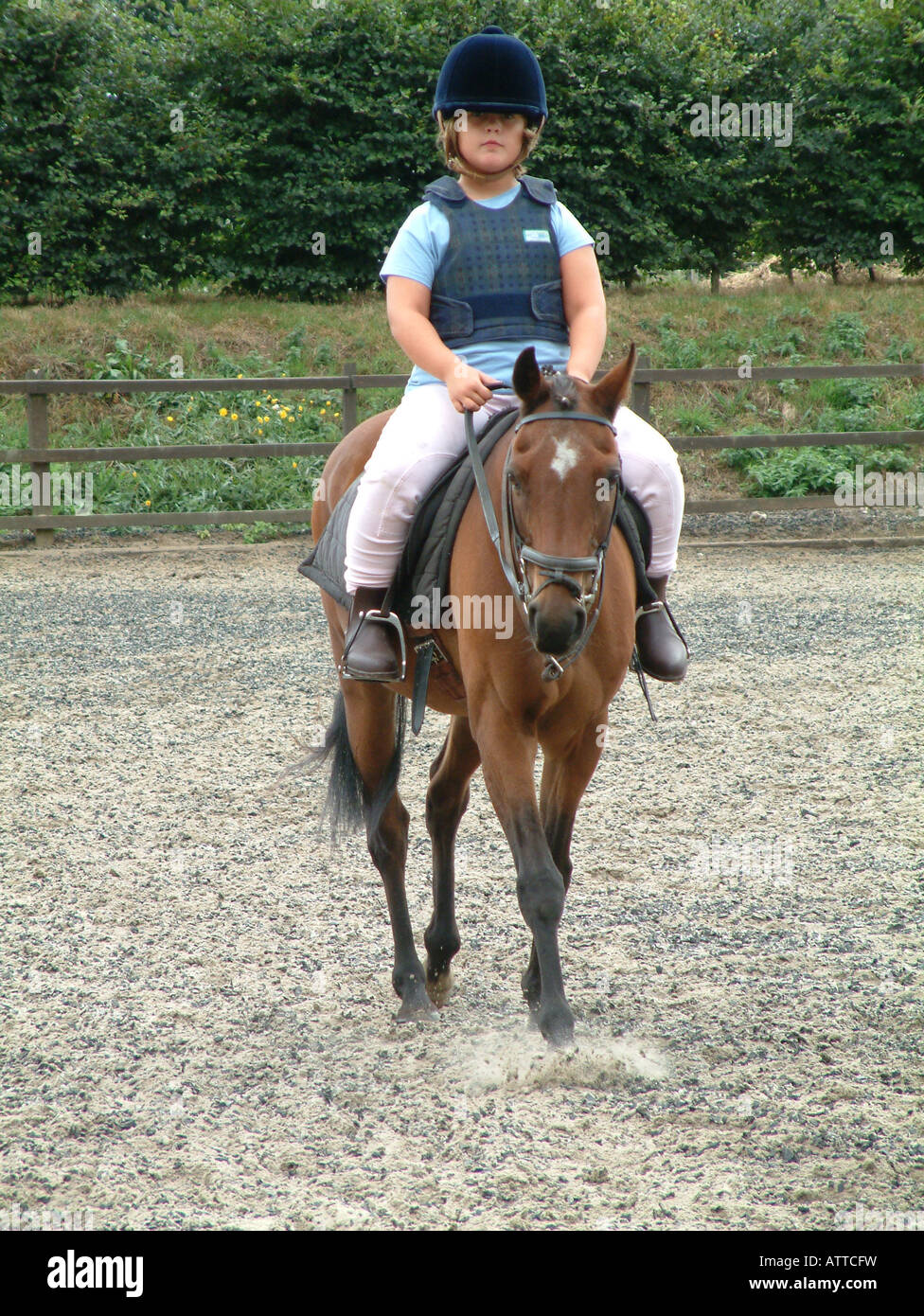 Riding a small pony hi-res stock photography and images - Alamy