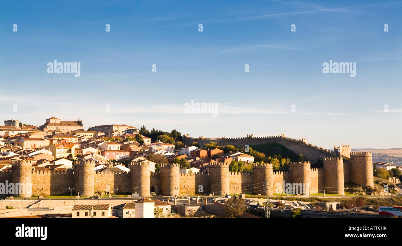 Avila city Spain UNESCO monument Stock Photo - Alamy