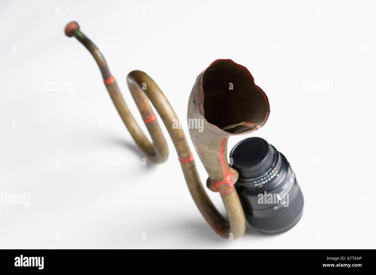 Acoustic horn horizontal hi-res stock photography and images - Alamy