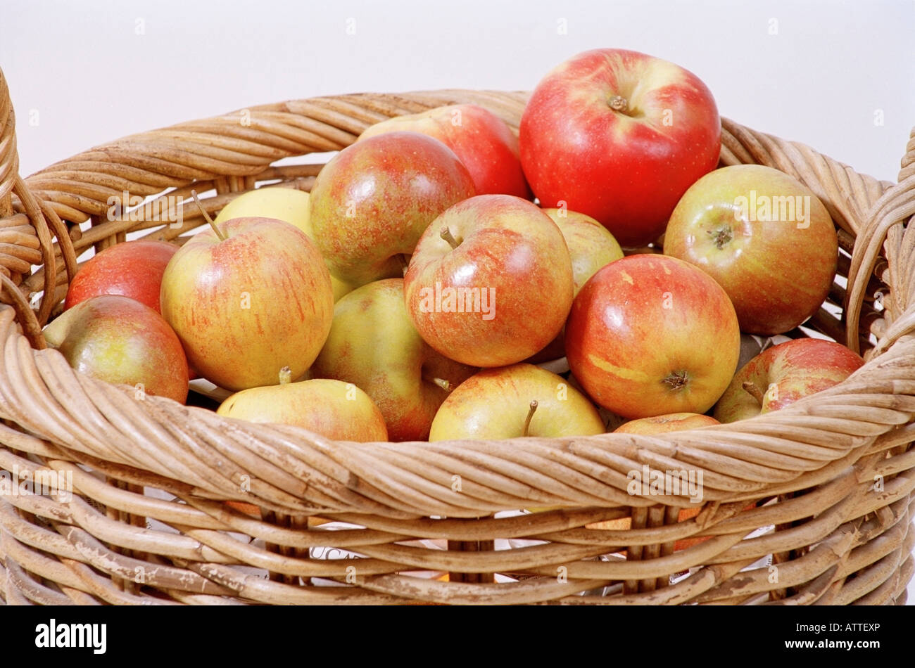 Basket of cox apples hi-res stock photography and images - Alamy