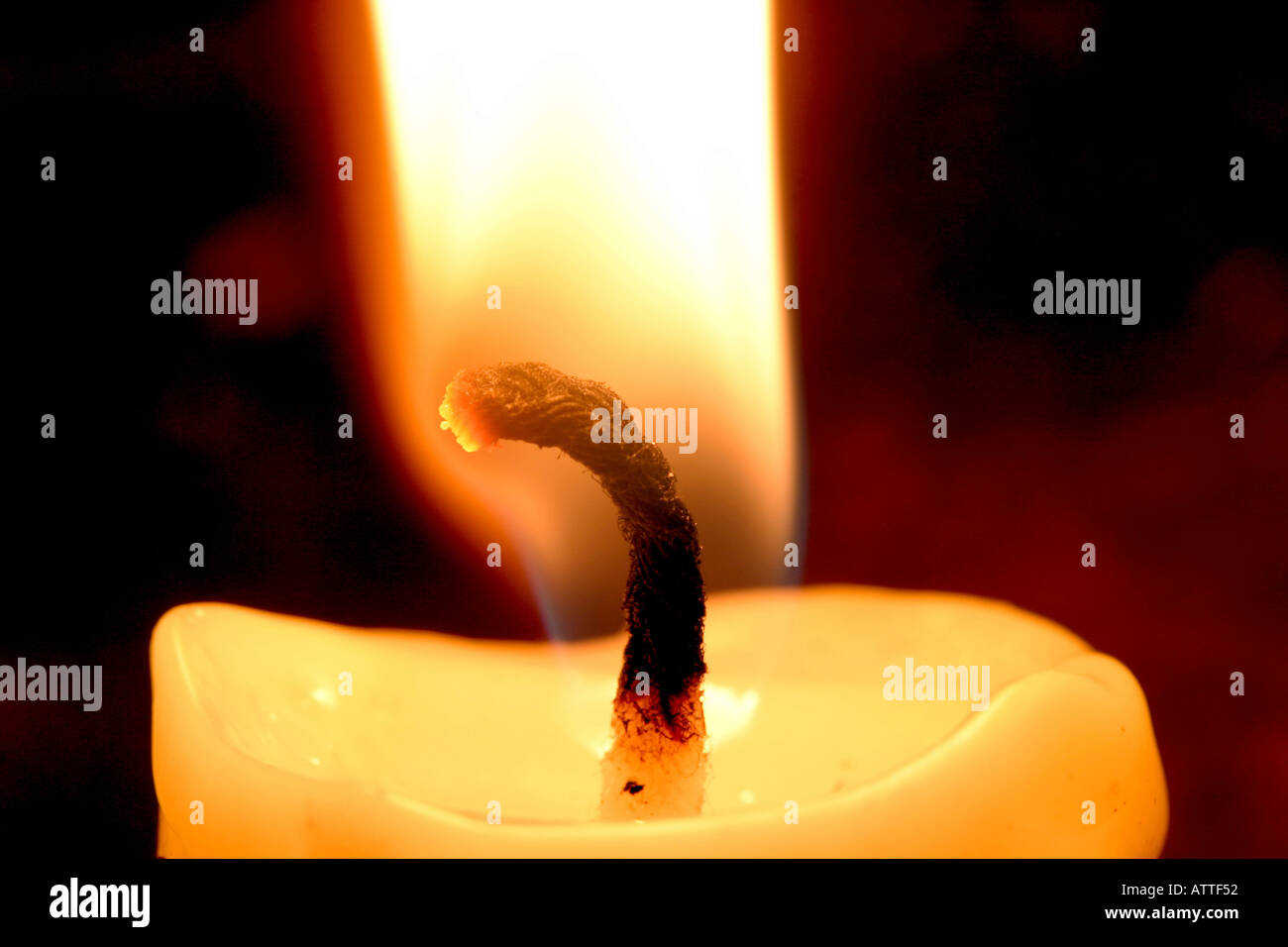 Candle melting melted old hi-res stock photography and images - Alamy