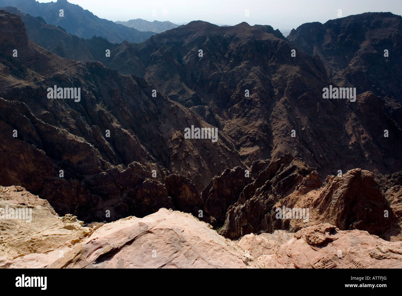 Wadi Araba from Petra Jordan Stock Photo - Alamy