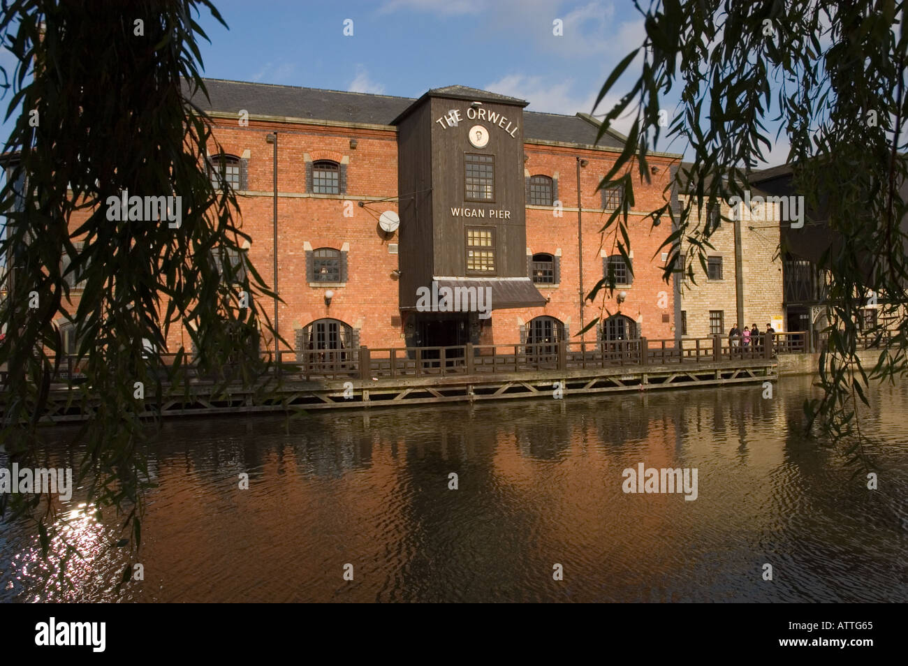 The Orwell Public Bar at Wigan Pier Stock Photo - Alamy