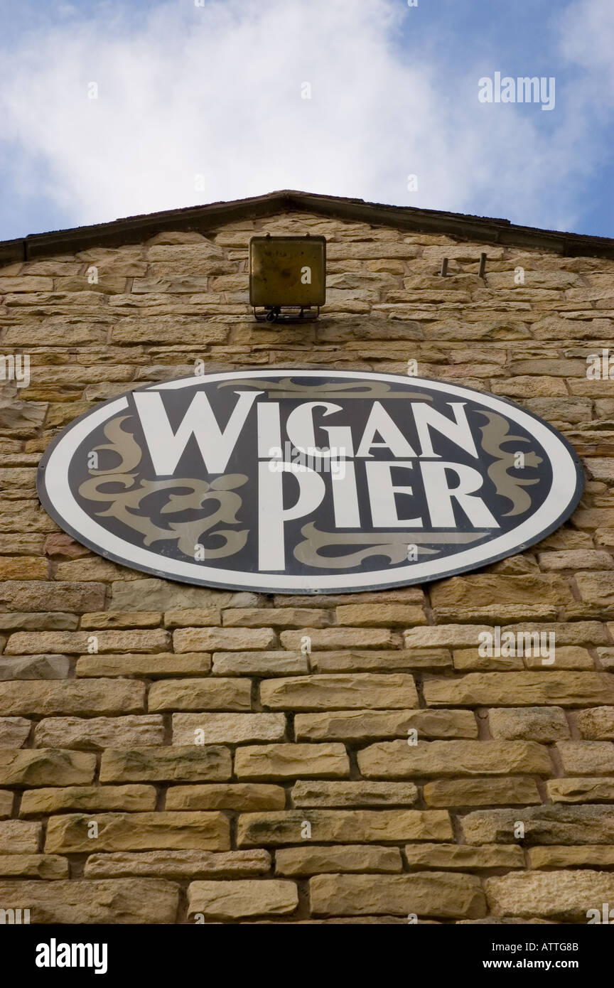 Wigan pier sign hi-res stock photography and images - Alamy