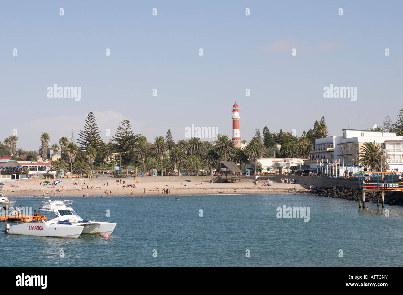Swakopmund Namibia beach on the Atlantic Coast Stock Photo - Alamy