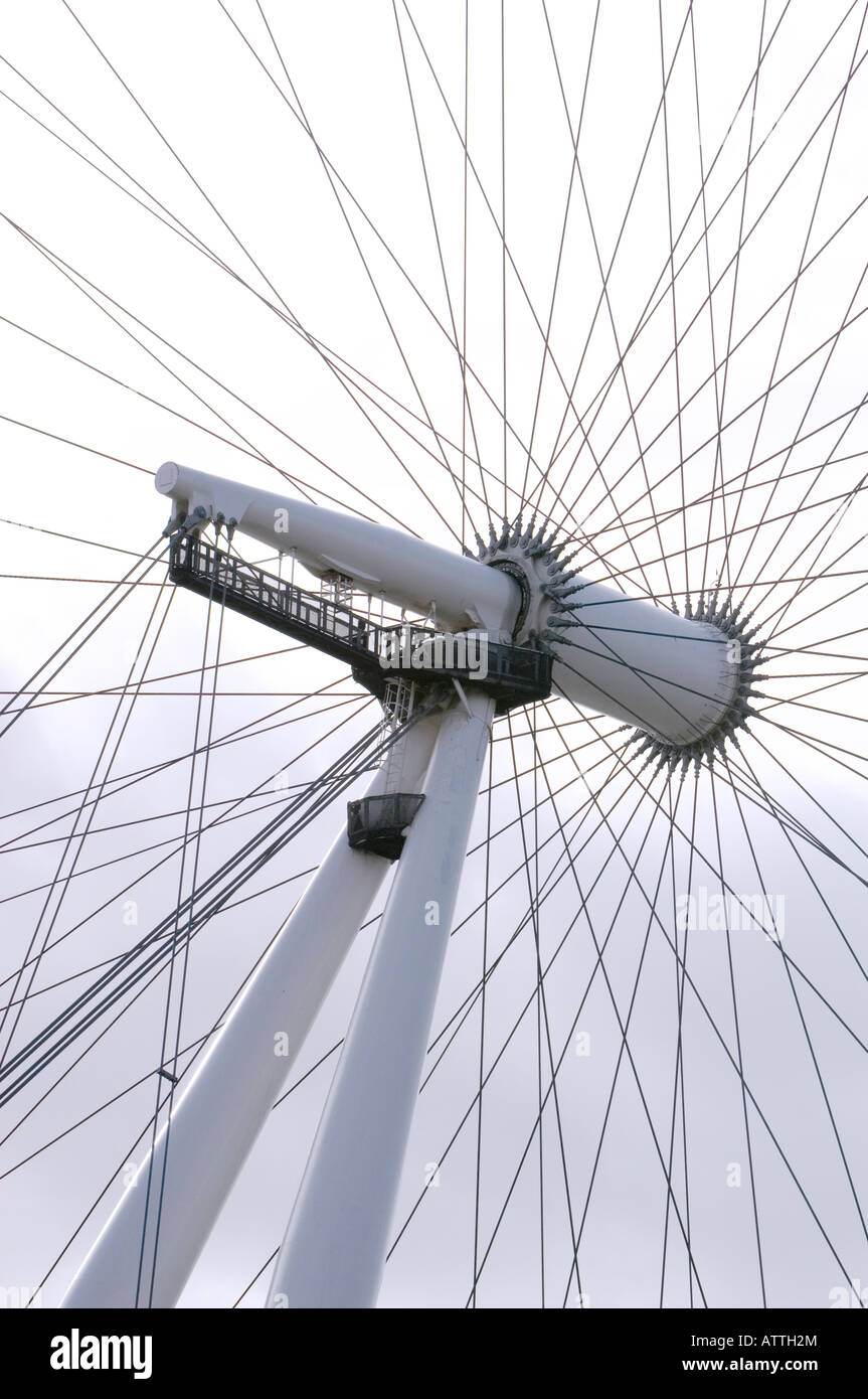 london eye, sky, millenium, spires, spokes, wheel, attraction, sight ...