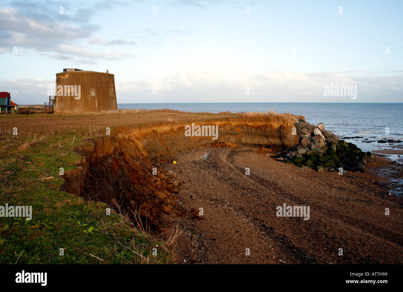 House sliding into sea hi-res stock photography and images - Alamy