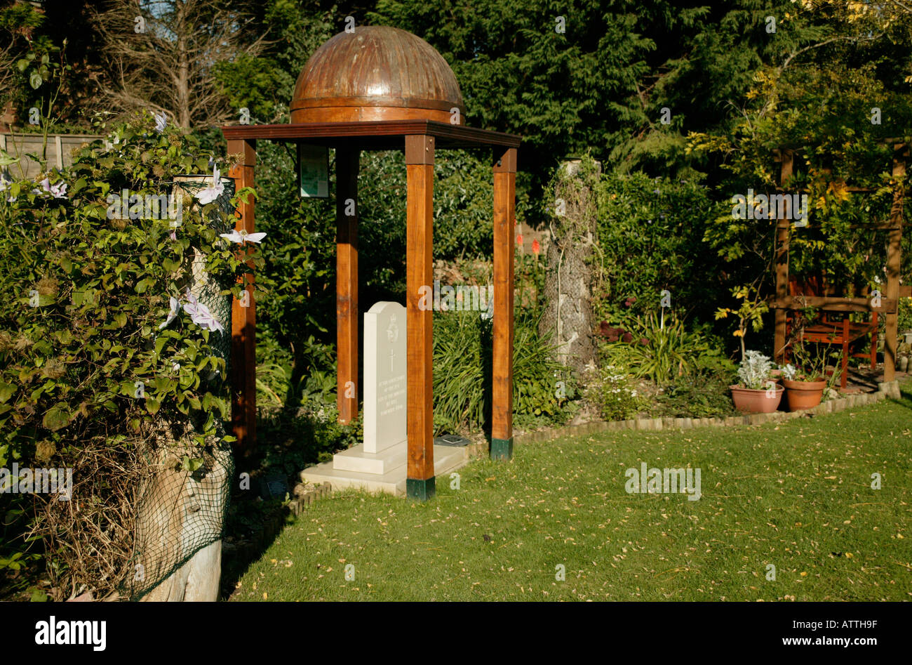 Memorial Garden at Tangmere Military Aviation Museum at Tangmere ...
