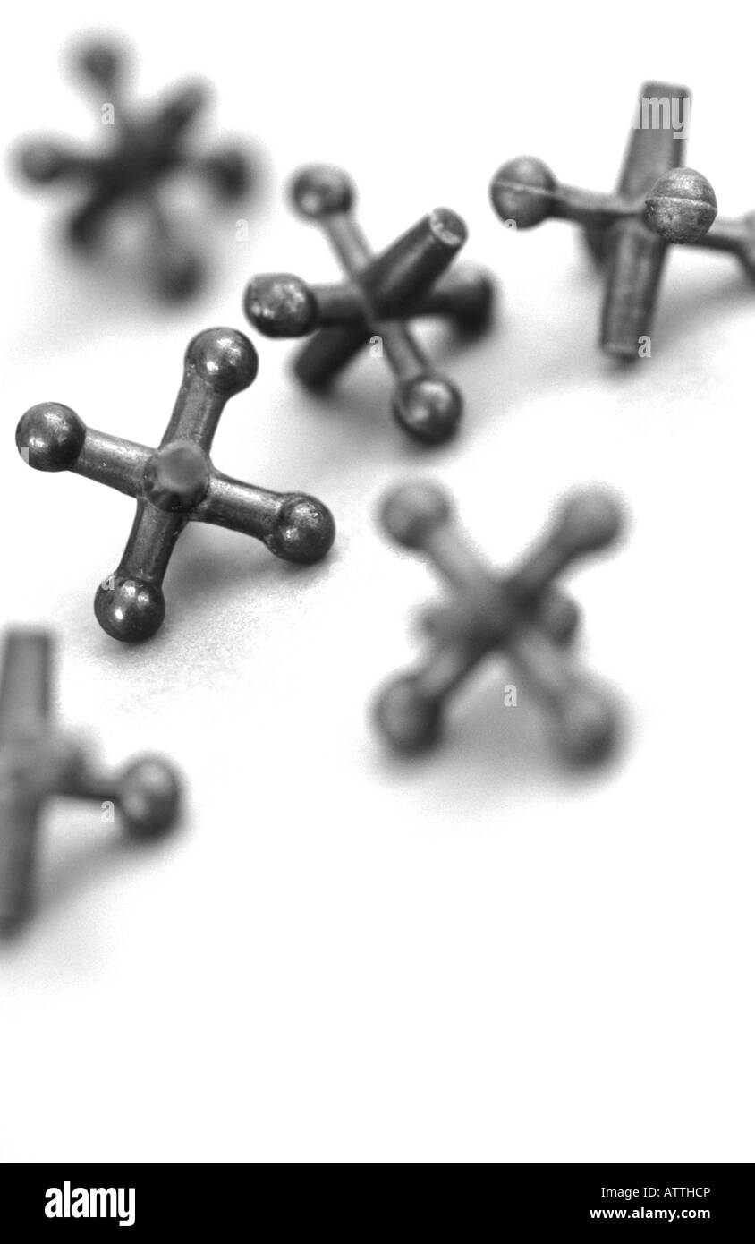 Jacks game Black and White Stock Photos & Images - Alamy