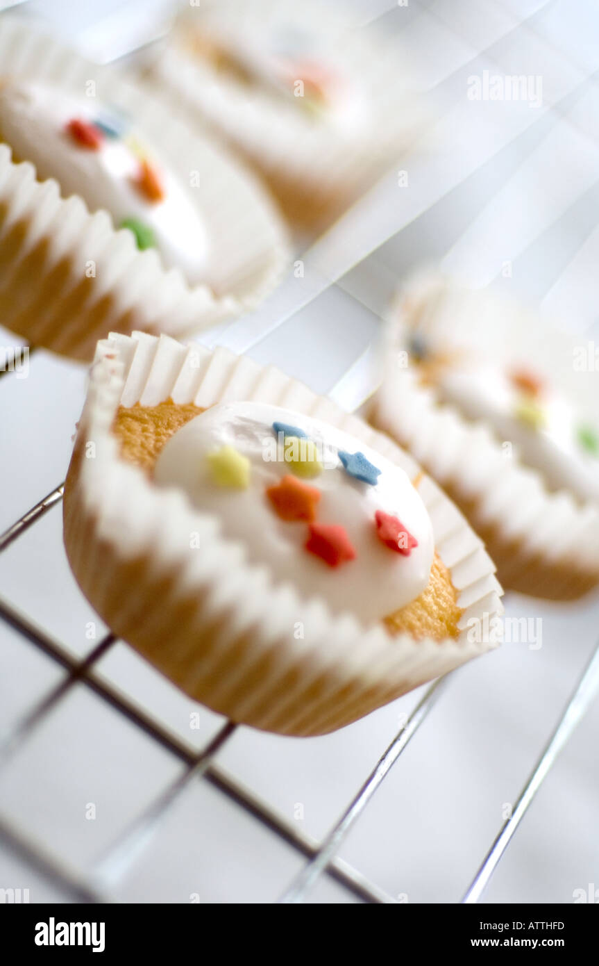 Fluffy cream filled cakes hi-res stock photography and images - Alamy