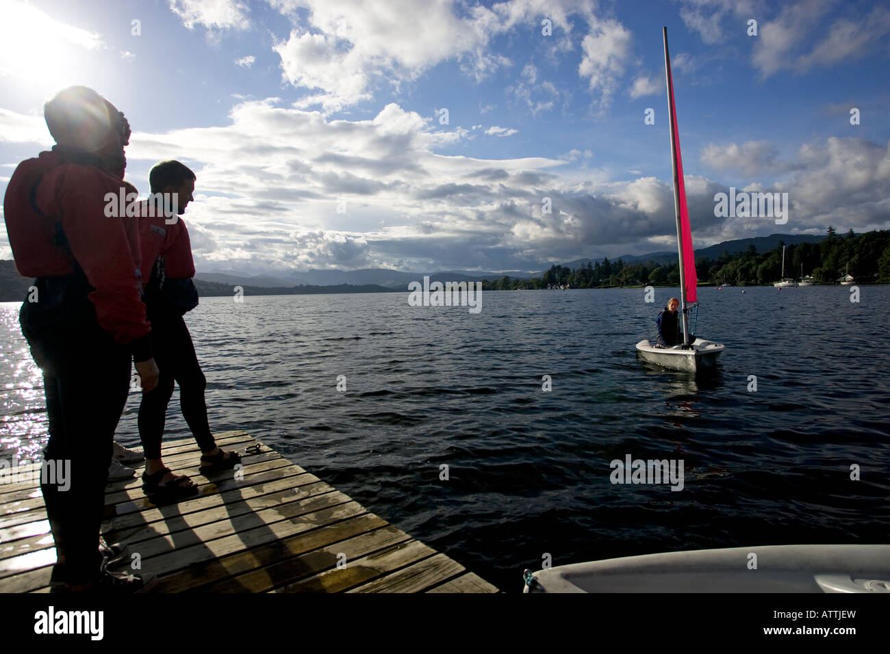 Adult Sail Training lesson on Lake Windermere - Miller Ground England ...