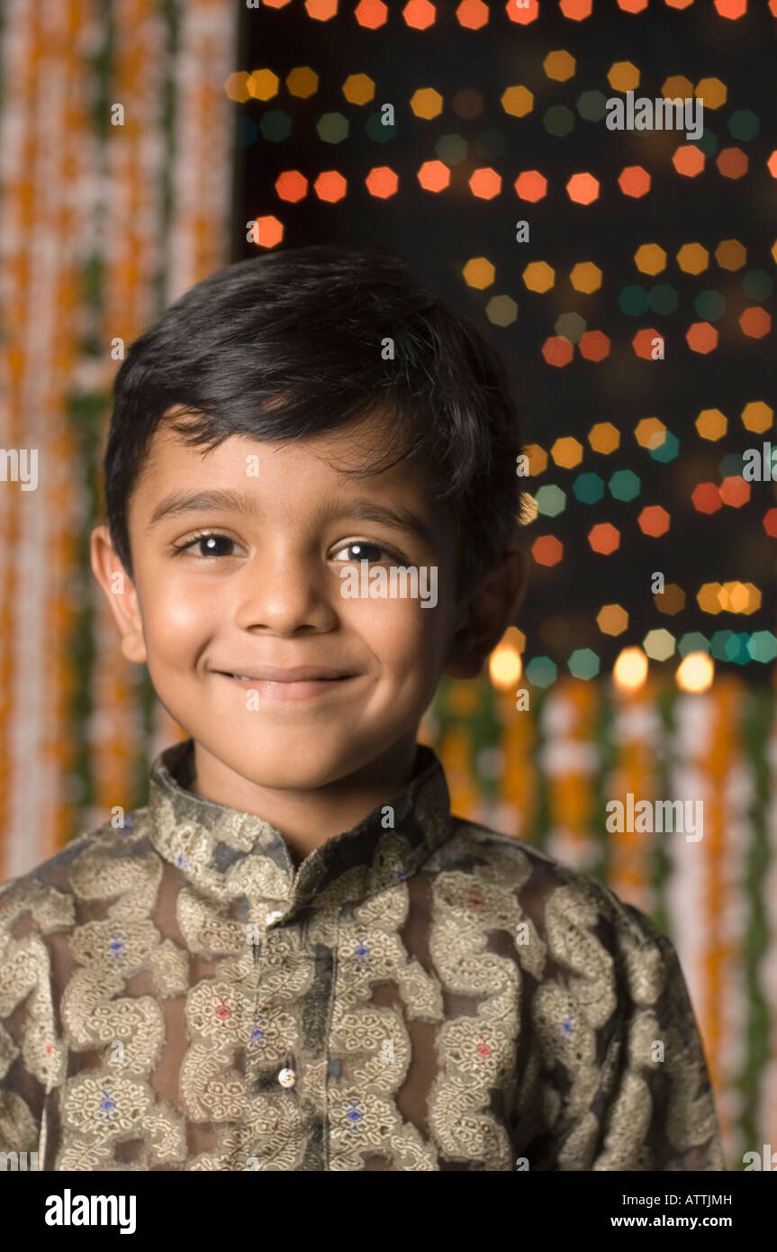 Portrait of a boy smiling Stock Photo - Alamy